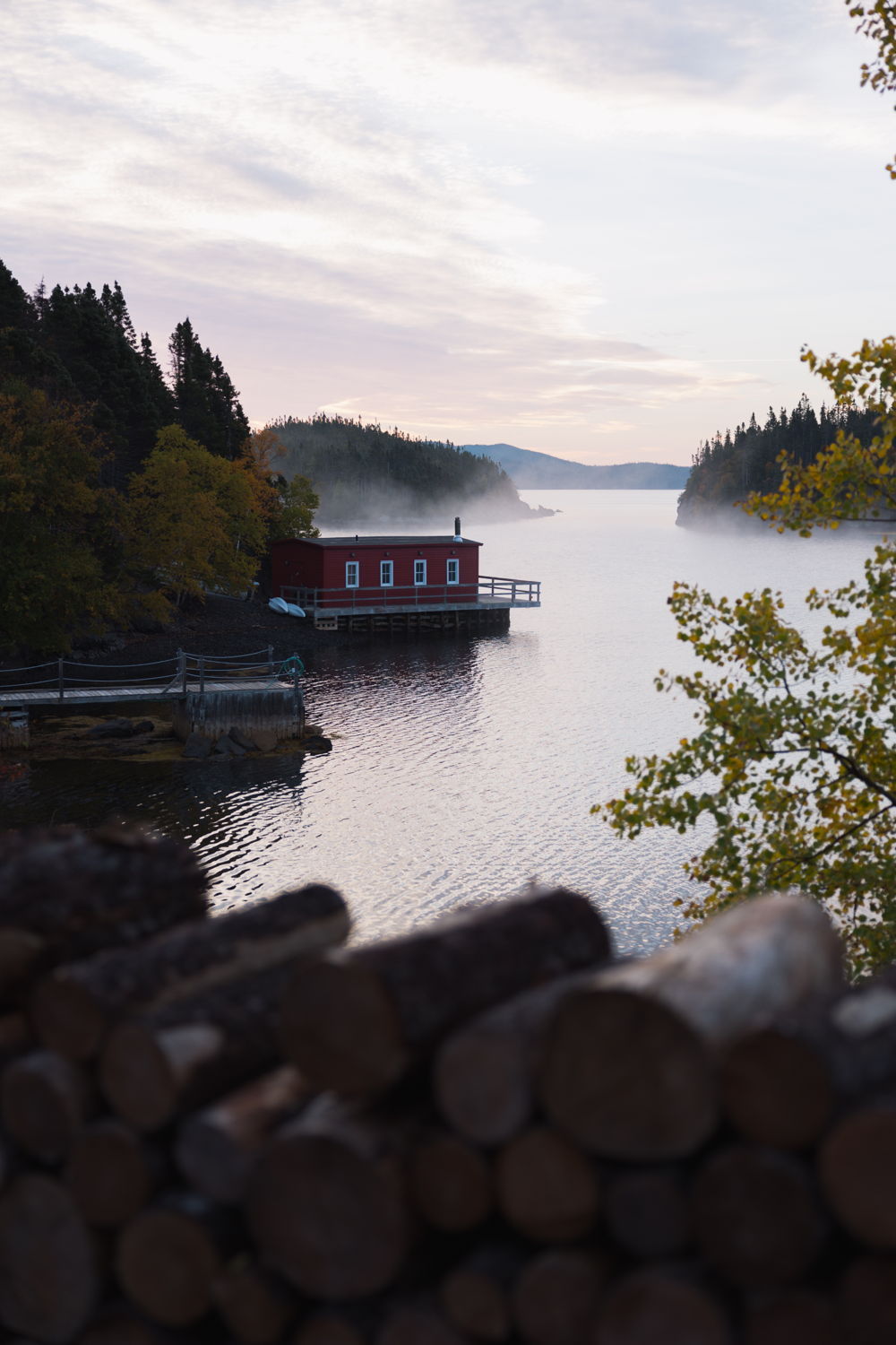 Woodpile and Stage | Lori Moss | ARTfunnels