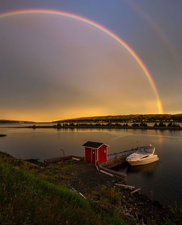 Salmonier Arm Rainbow | Ray Mackey | ARTfunnels