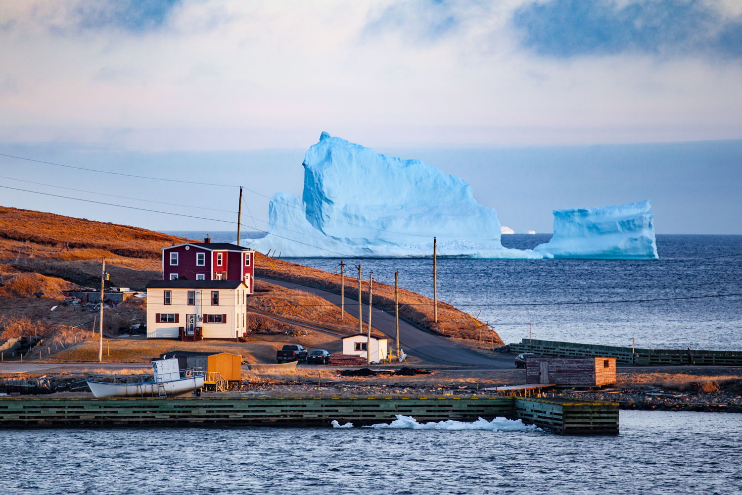Ferryland Iceberg at Sunset | AJ Smith | ARTfunnels