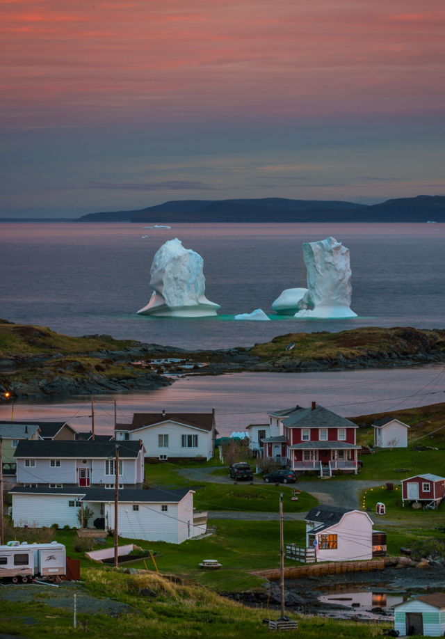 Goose Cove Iceberg Sunrise | Ray Mackey | ARTfunnels