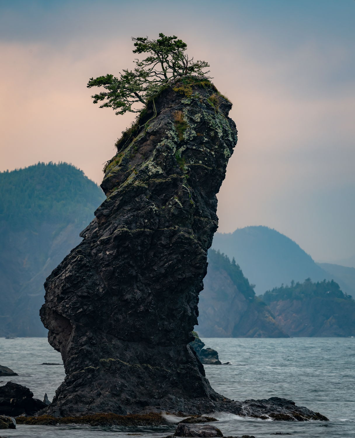Bellevue Beach Sea Stack | Ray Mackey | ARTfunnels