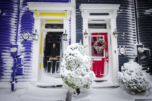 Snowy Doors on Gower | Leona Rockwood | MARKET