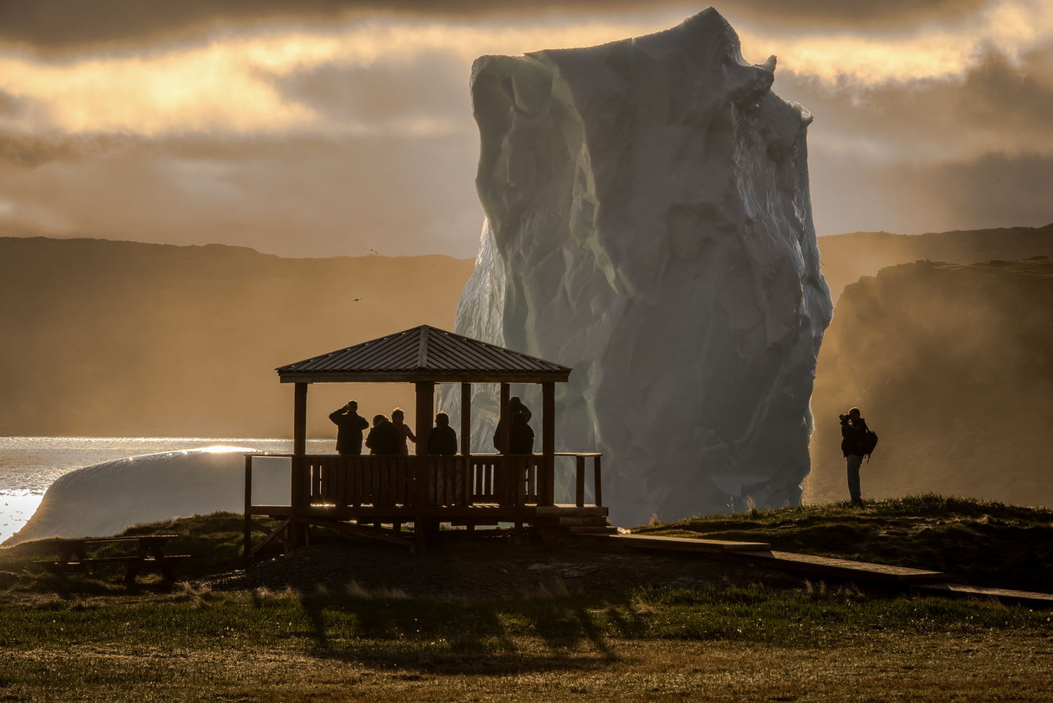 Goose Cove Iceberg Sunset 1 | Ray Mackey | MARKET