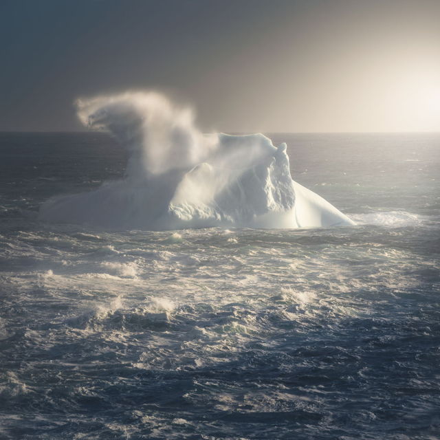 Wave Over Iceberg | Gord Follett | ARTfunnels