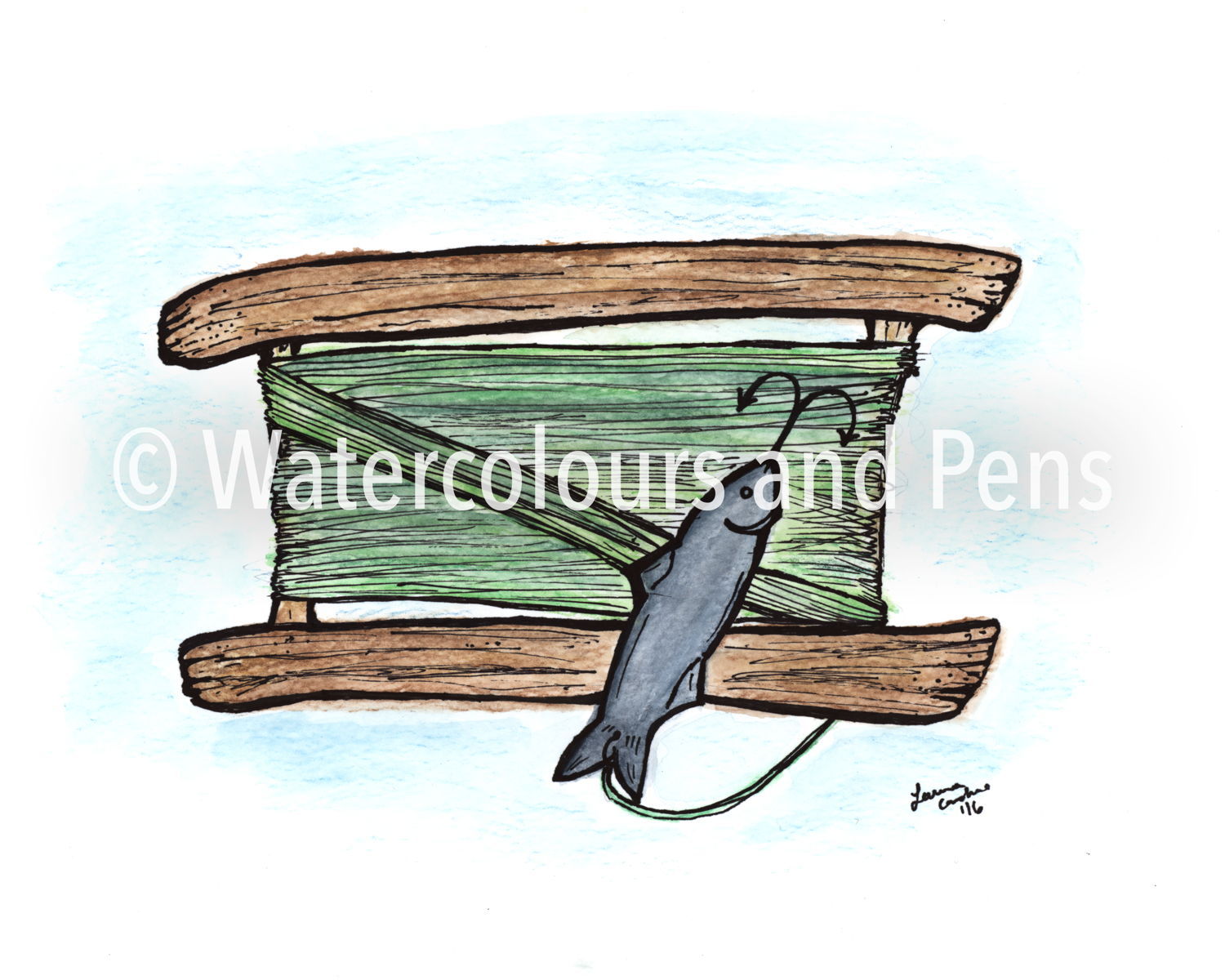 Jigger | Watercolours and Pens | MARKET